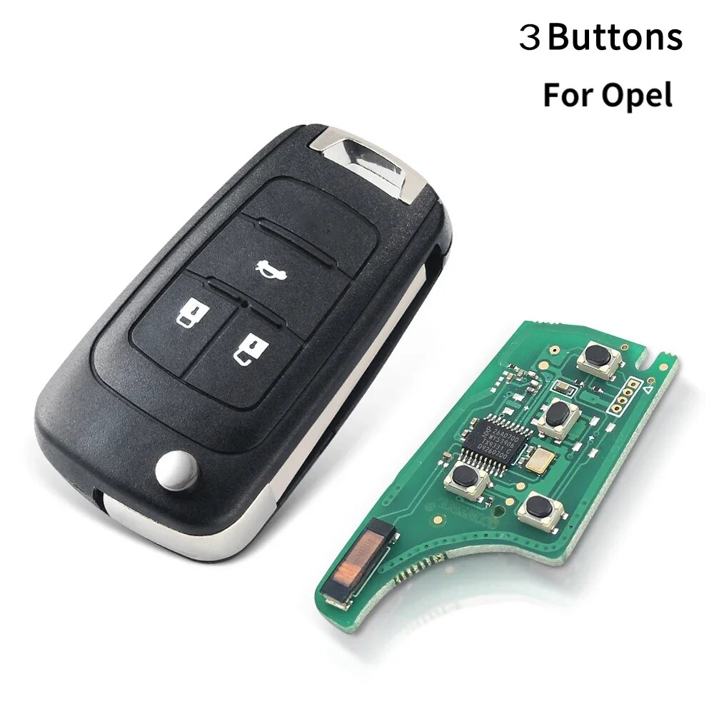 3 кнопки Opel/Vauxhall 433MHz ключ