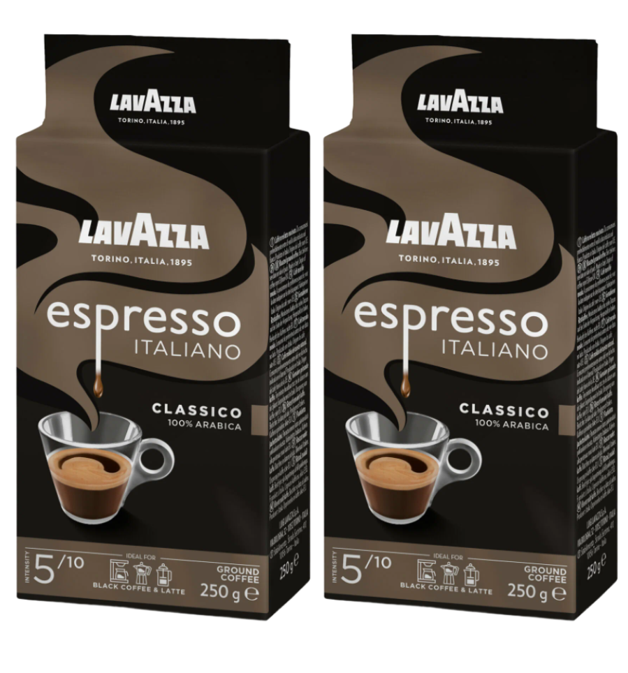 Lavazza Espresso Italiano Classico кофе молотый 250 г (уп 2 шт) (84362)