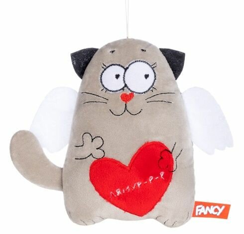 Подарочная игрушка "Кот с сердцем"