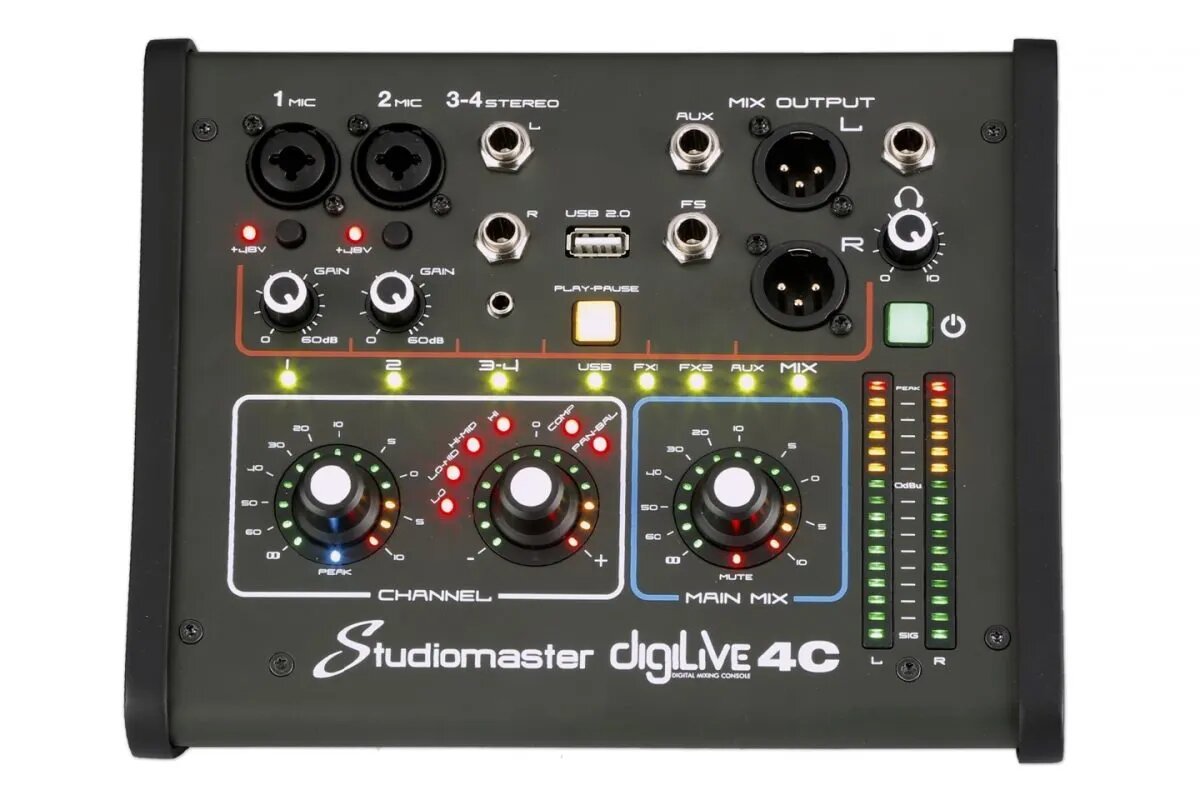 Микшерный пульт Studiomaster Digilive 4CH