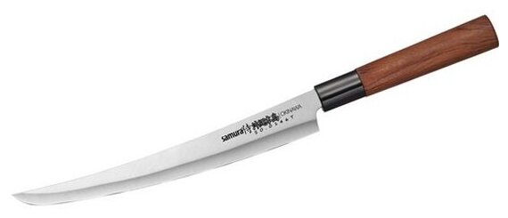 Нож кухонный для нарезки (слайсер) Samura OKINAWA Tanto, 230 мм (SO-0146T/K)