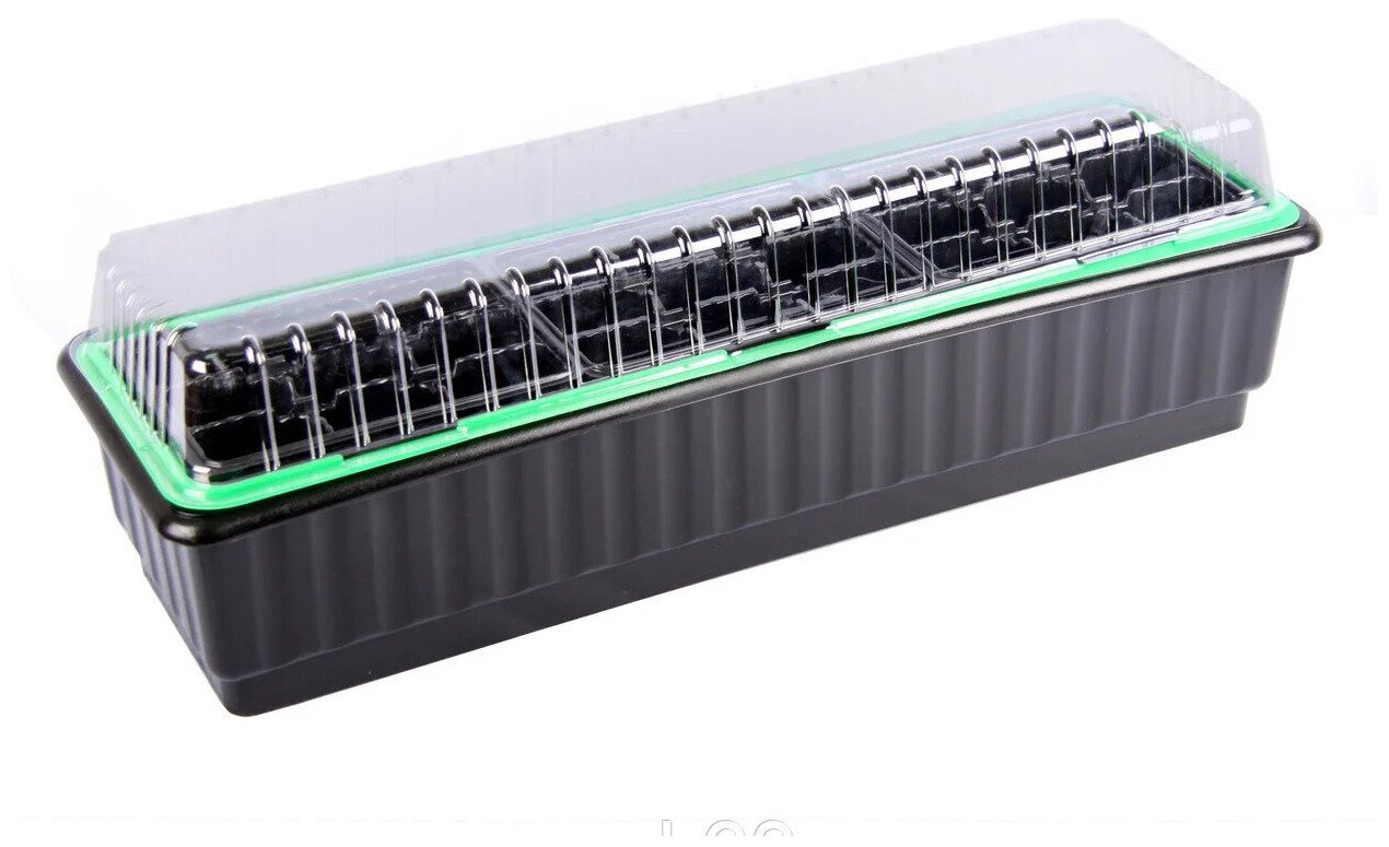 Набор для рассады Лето, с парником, грунт Живая Земля, универсальный, 5л