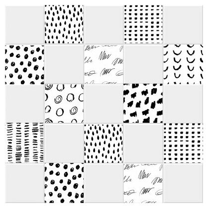 Наклейка в ванную комнату «Декорация стен»