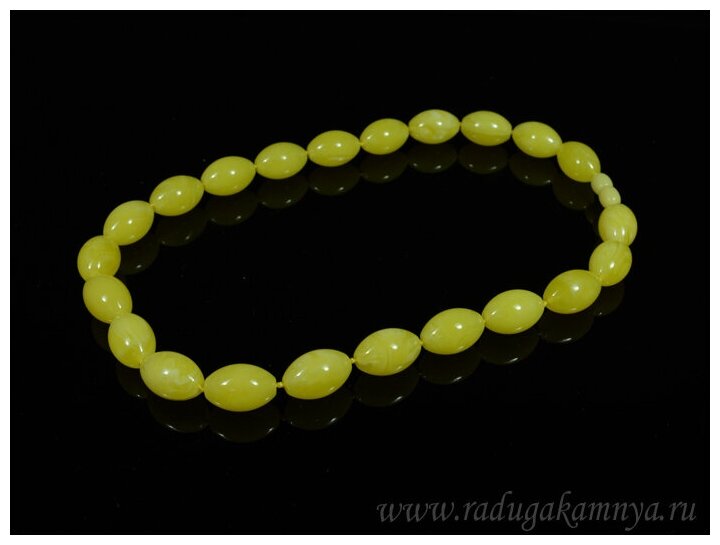 Бусы, янтарь