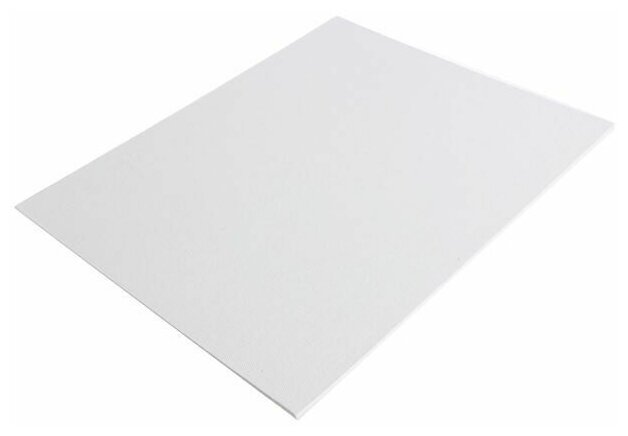 Холст на оргалите 4 мм, 40 х 50 см, хлопок 100%, акриловый грунт