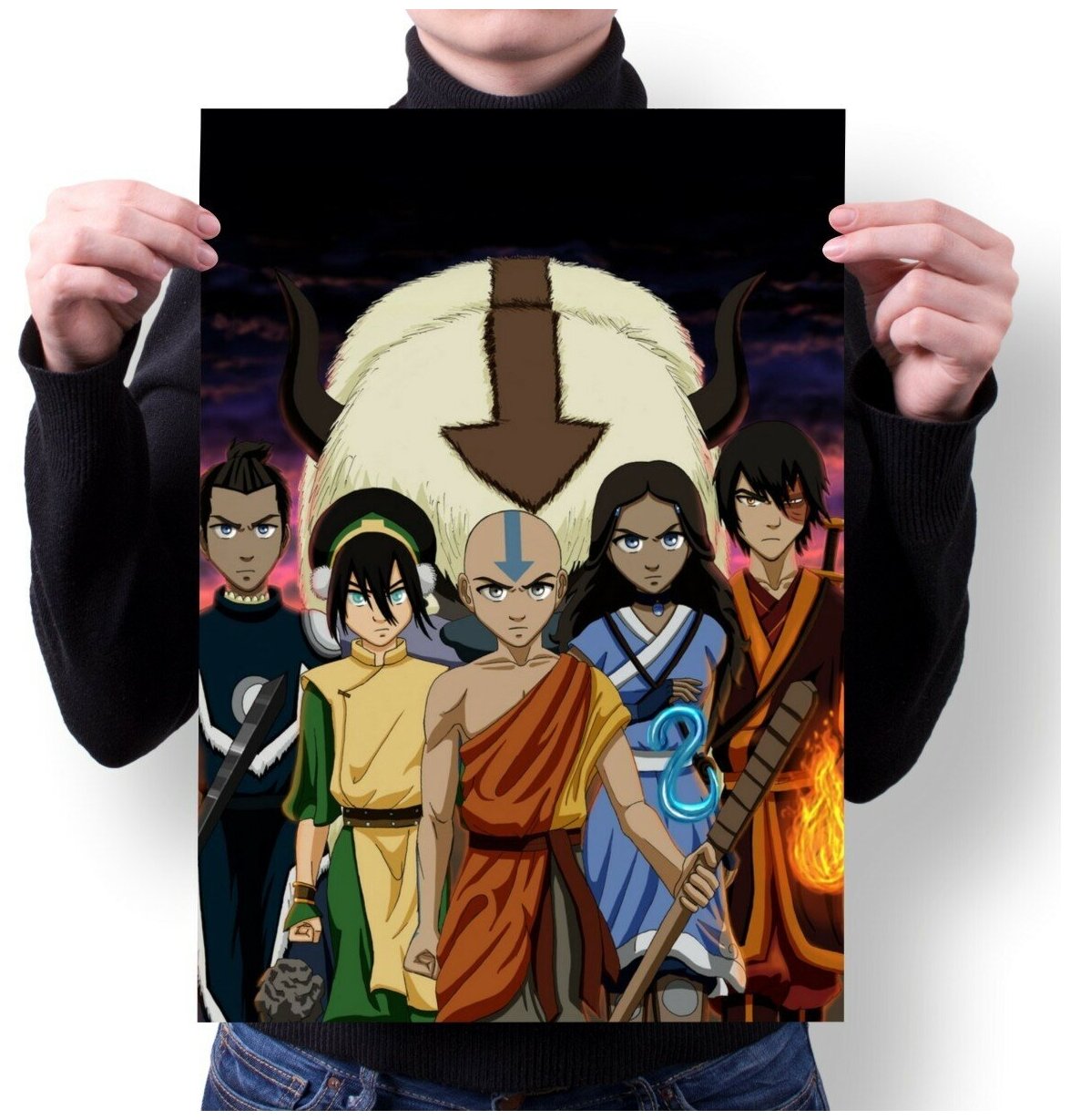 Плакат MIGOM Принт А3 Аватар, легенда об Аанге - 2