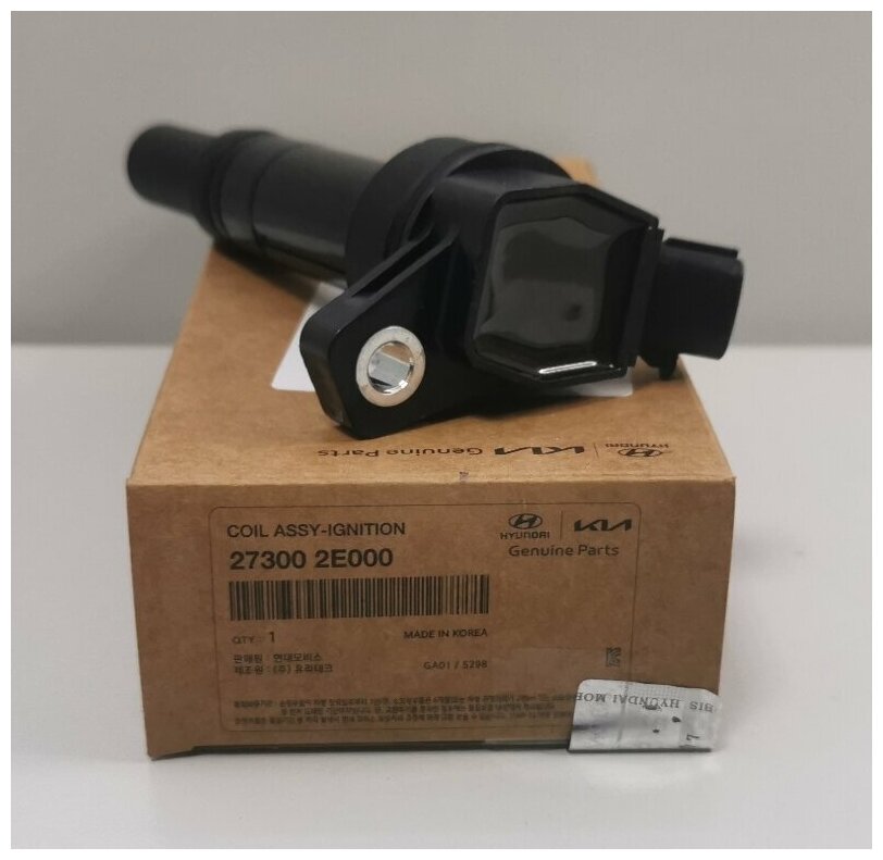 Катушка зажигания на Хендай Туссан 2015-2020, Крета 2017-2021, Киа Спортейдж 2015-, Оптима 2011-2019, Церато 2013-2018 / арт. 273002E000 / бренд MOBIS