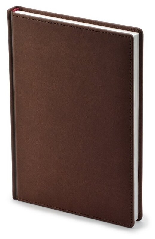 Ежедневник недатир. Альт Velvet искусс. кожа Soft Touch A5+ 136 л. коричневый (146х206 мм) 994575