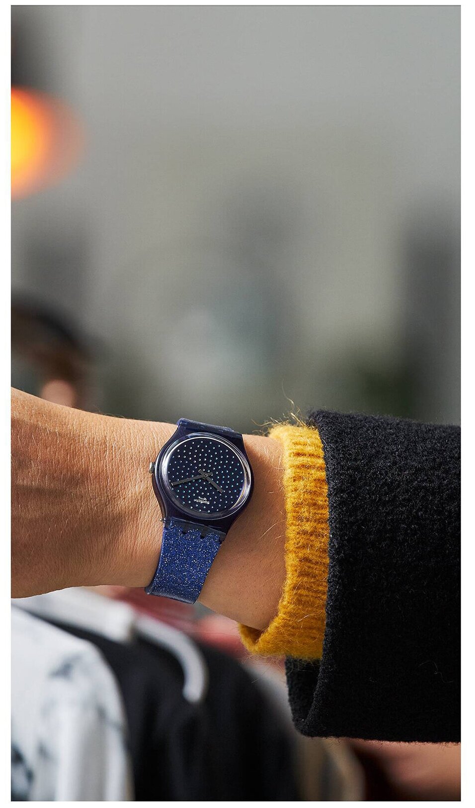 Наручные часы Swatch, бежевый/розовый — фото 1