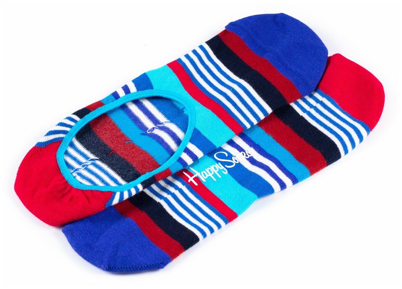 Носки Happy Socks Liner - Multi Stripe, размер 36-40, мультиколор — фото 1