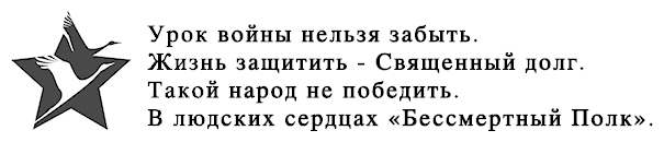 Наклейка Бессмертный полк (2). 150х300 мм