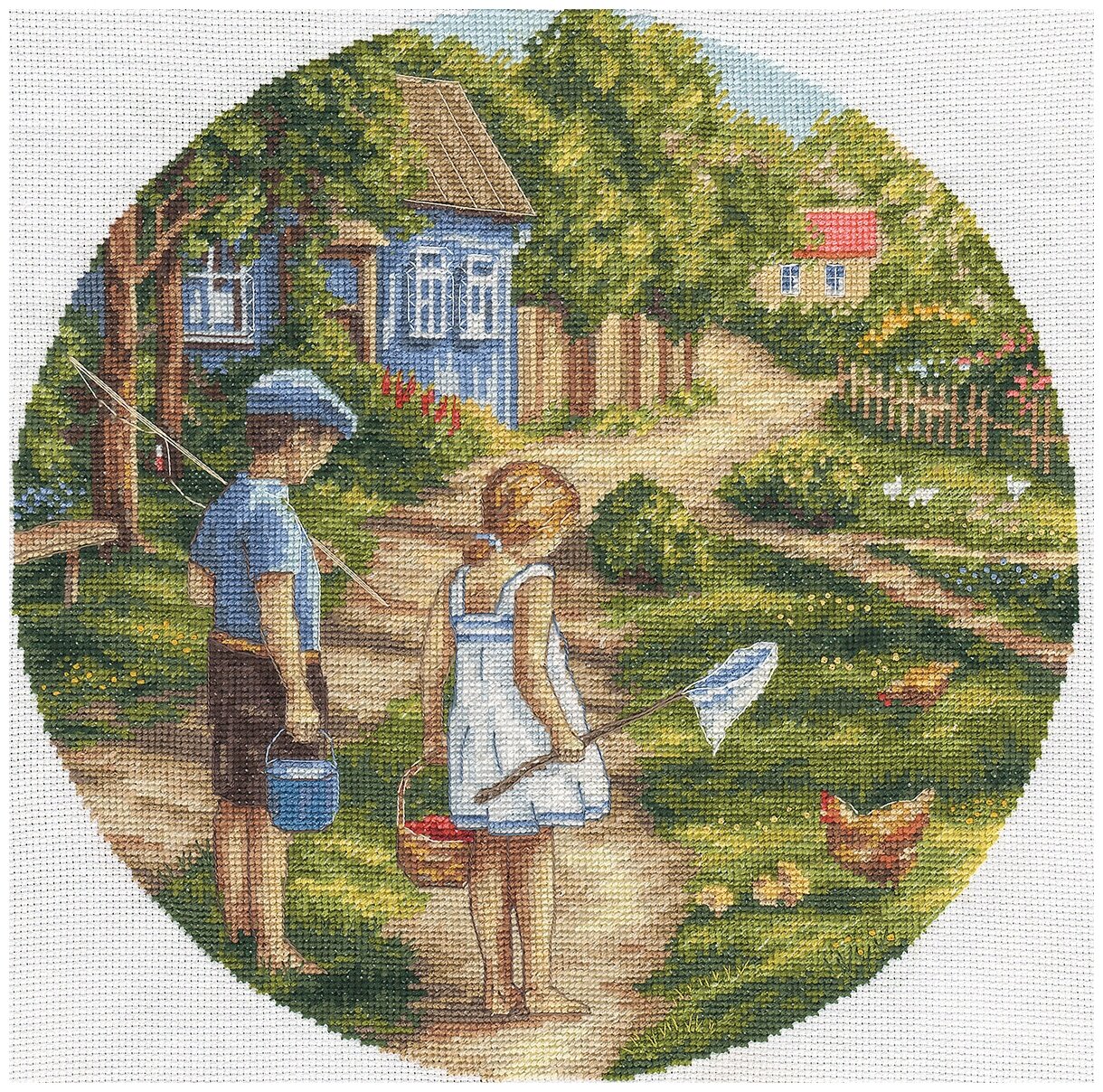 D-1570 "Дорогой детства" 26.5 х 26.5 см