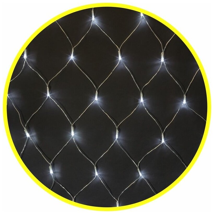 Гирлянда светодиодная 61 851 NGF-N01-240CW-12-2х2m-230-TR-IP20 Navigator 61851