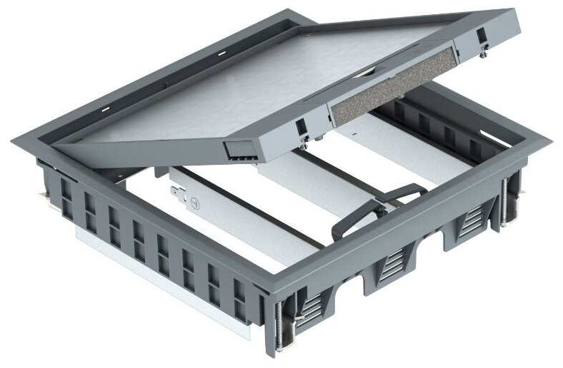 OBO Bettermann Лючок GES9U (универсальный) 12xModul45 (полиамид, черный) GES9-3B U9011