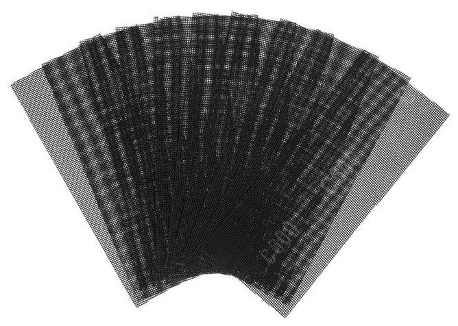 Сетка абразивная тундра, водостойкая, корунд, 115 х 280 мм, Р600, 10 шт, 4710215