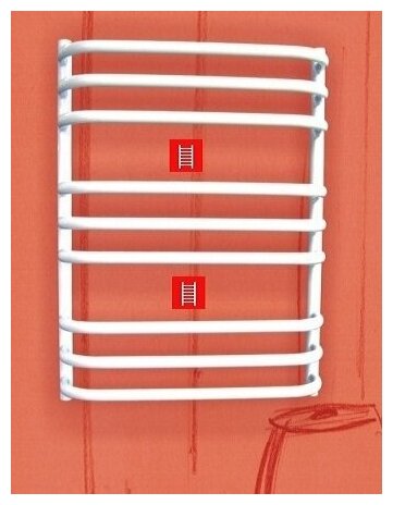 Джокер Электрический полотенцесушитель ES2 100x50 см Белый