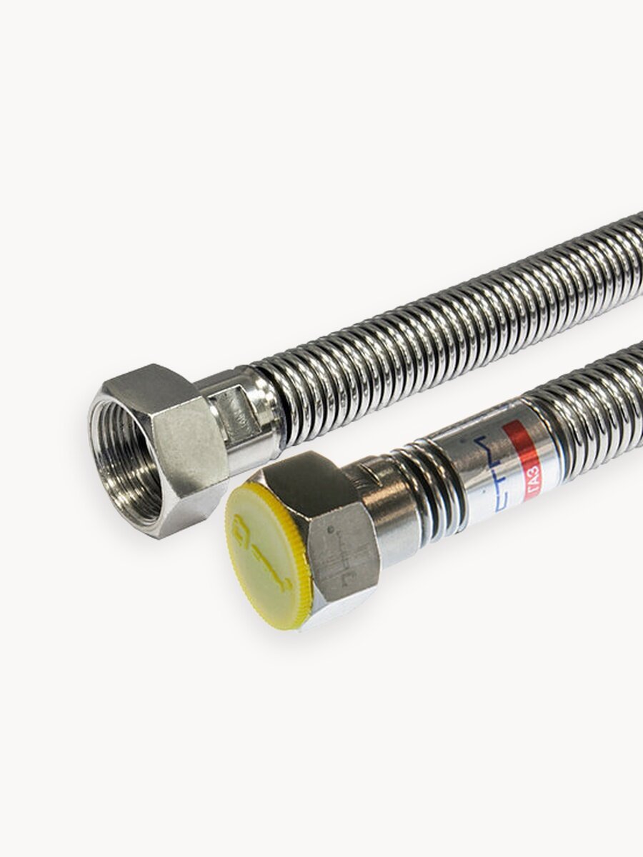 Шланг, подводка для газовых систем сильфонного типа CTM ГАЗ 1/2" 5м, внутренняя резьба, CGHF1250