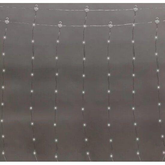 Светодиодная гирлянда Neon-night "Светодиодный дождь из Росы" 3х3 м, 300 белых светодиодов, питание от USB
