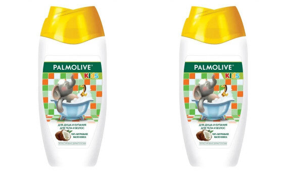 PALMOLIVE Гель для душа KIDS с кокосовым молочком 250мл 2шт в уп