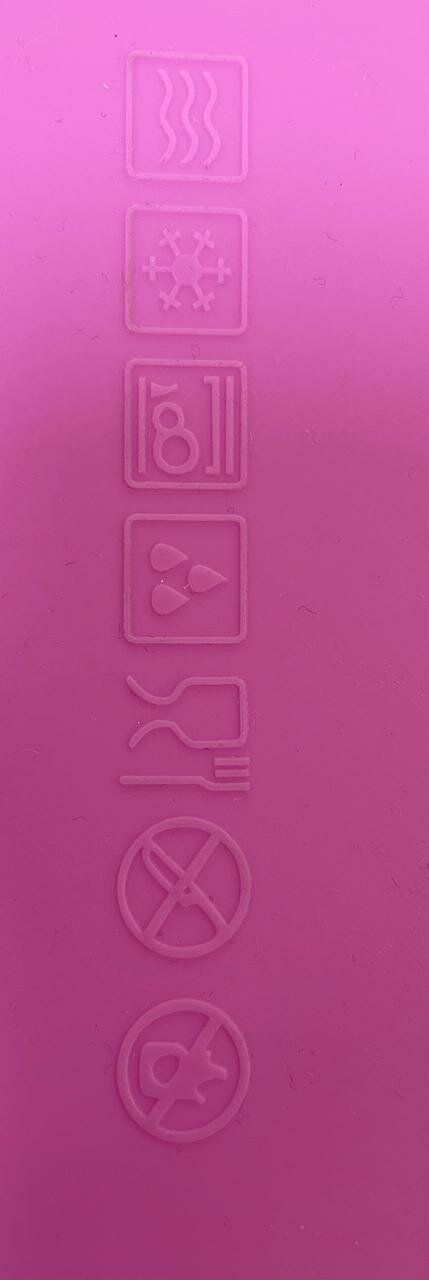 Розовый Ланчбокс контейнер 800 мл. для завтраков, хранения продуктов в холодильнике и разогрева в микроволновке, 3 секции