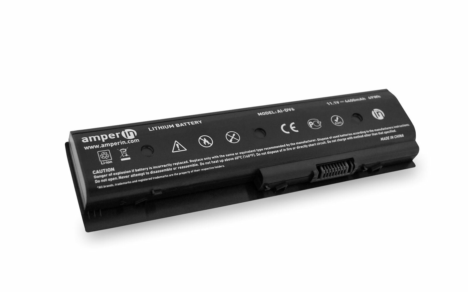 Аккумулятор Amperin для HP TPN-W106 11.1V (4400mAh)
