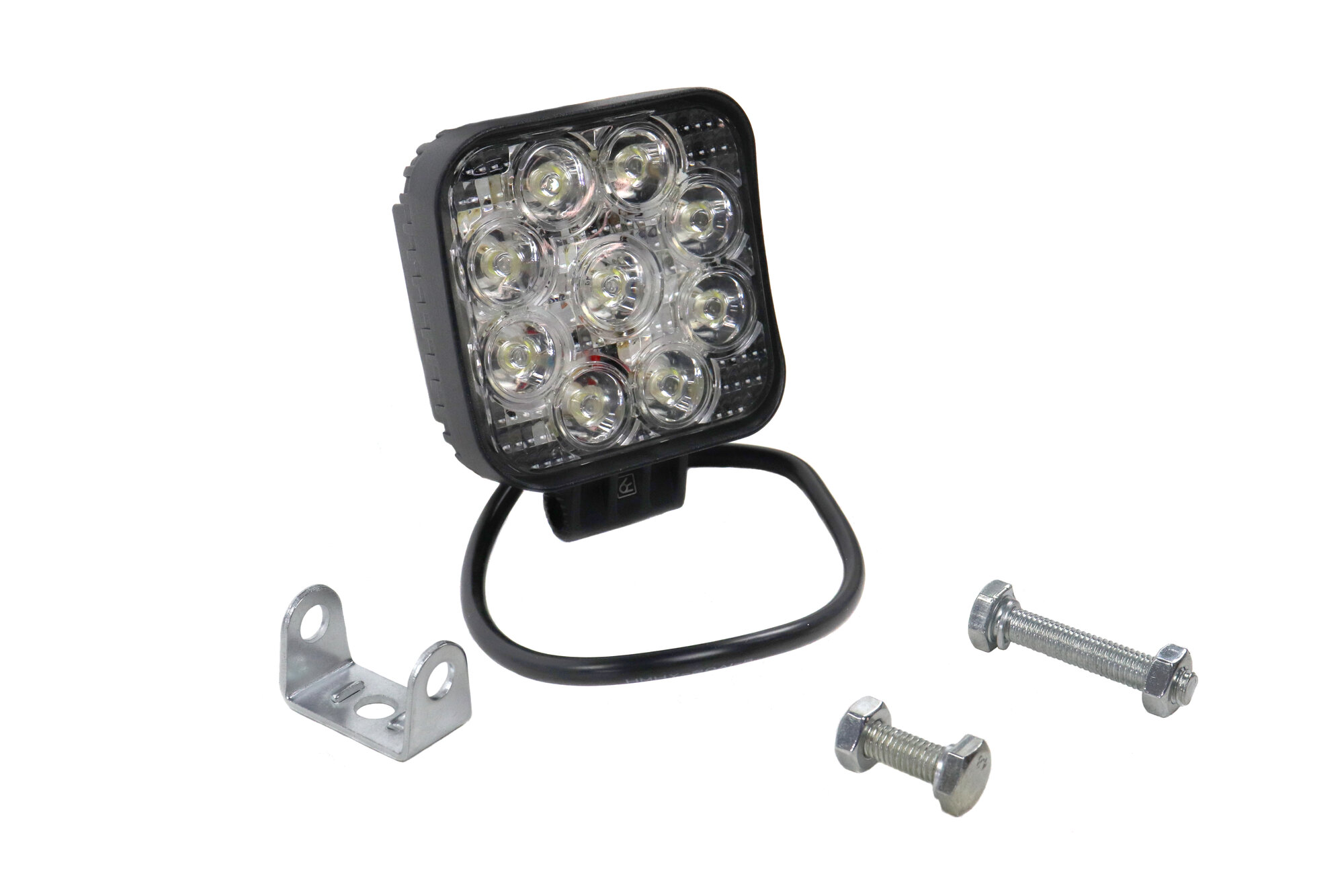 Фара cветодиодная WL-132F (ближн. свет, алюминиевый корпус, 9 диодов по кругу, 27Вт) Арт.5207