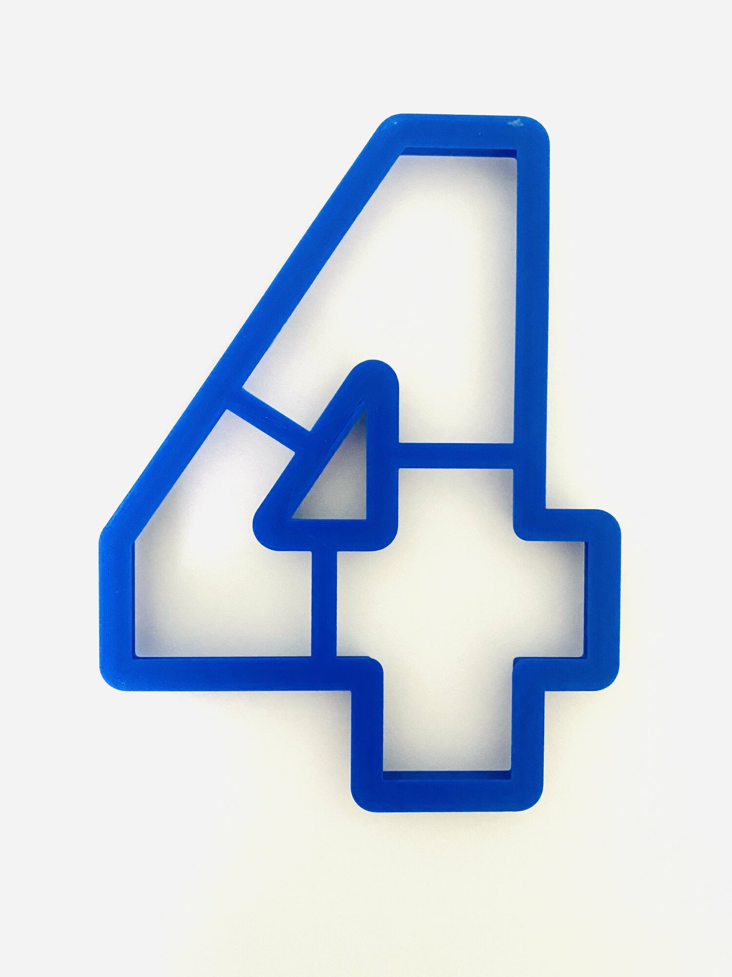 Форма для торта вырубка цифра 4