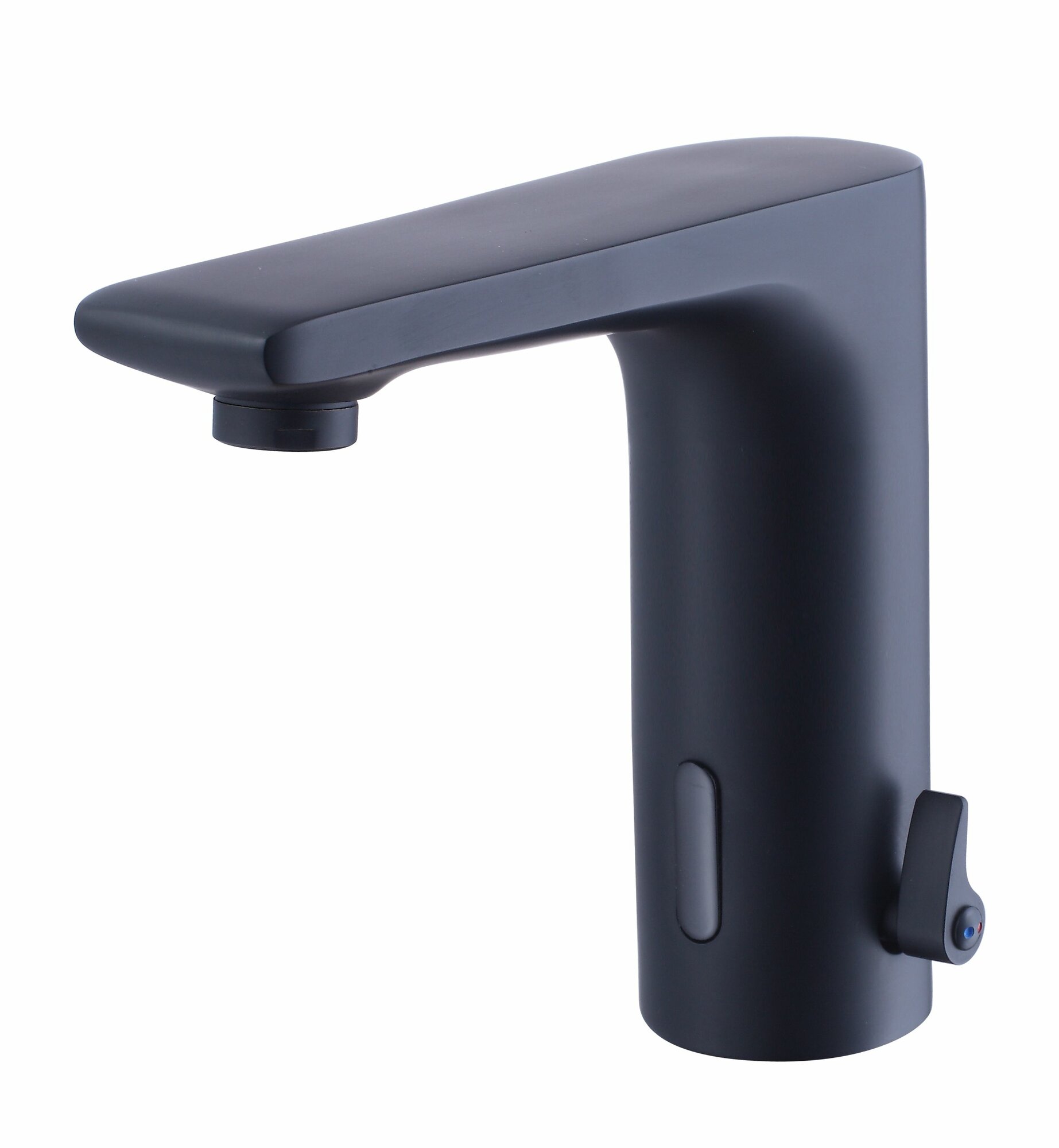 Электронный смеситель для раковины (со смешиванием), beWash Photocell, BWAM1BS8039, черный, 220В/6В