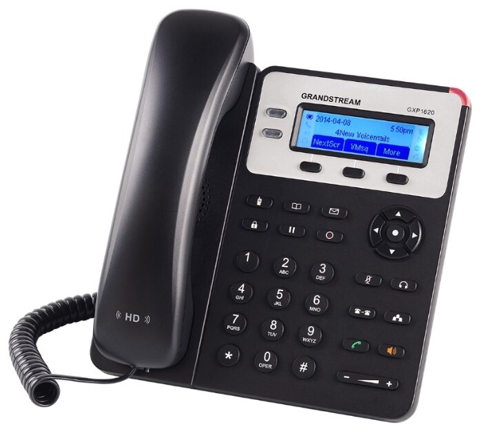 VoIP-телефон Grandstream GXP1620, 2 линии, монохромный дисплей
