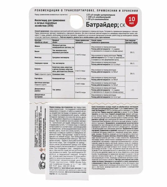 Батрайдер 10 мл — фото 1