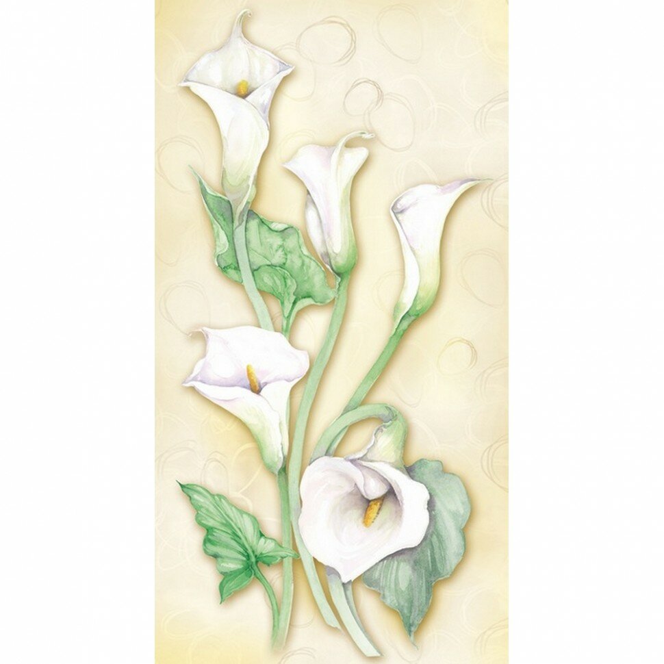 #DF3D004C Бумага для 3D декупажа 25 x 48 см Stamperia