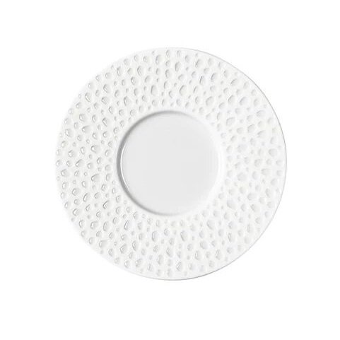 Блюдце для кофейной чашки Degrenne Perles de Rosee Blanches Soucoupe à café/espresso 233928