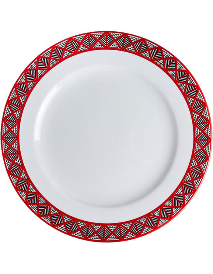 Тарелка сервировочная Башкирскии фарфор Мезень, фарфоровая, 27 см