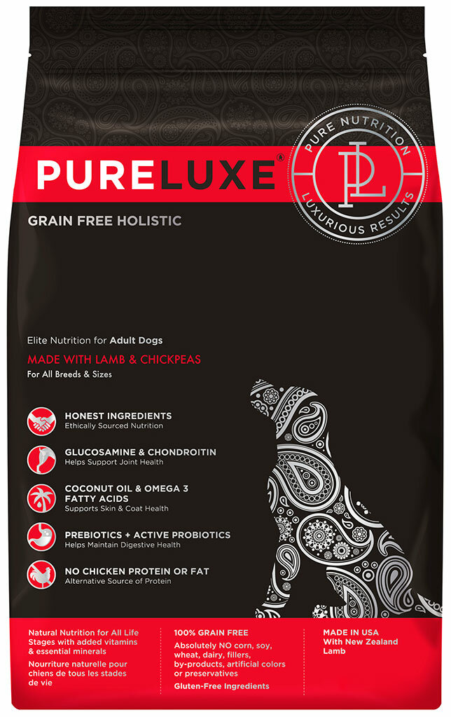 PURELUXE элитное питание монобелковый для взрослых собак всех пород с ягненком и нутом (9,98 + 9,98 кг)