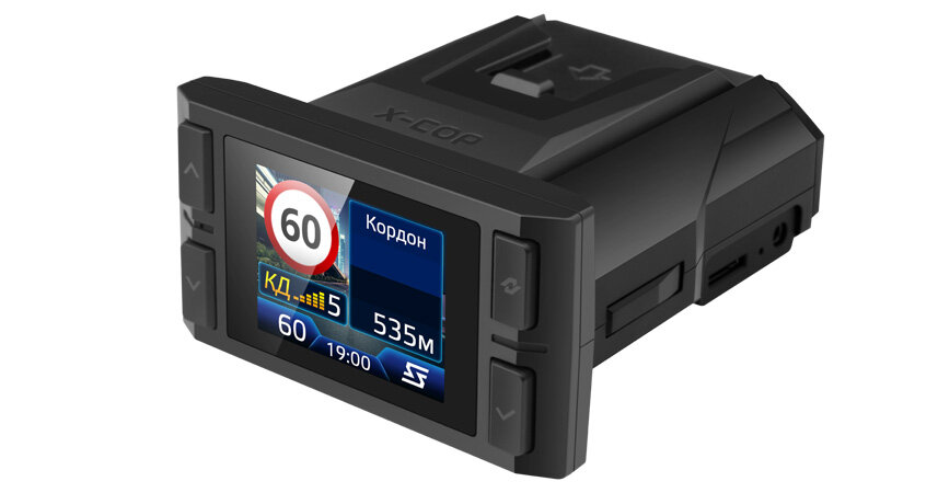 Видеорегистратор с радар-детектором Neoline Shadow Wi-Fi, GPS, WDR, EXD 2.0, черный