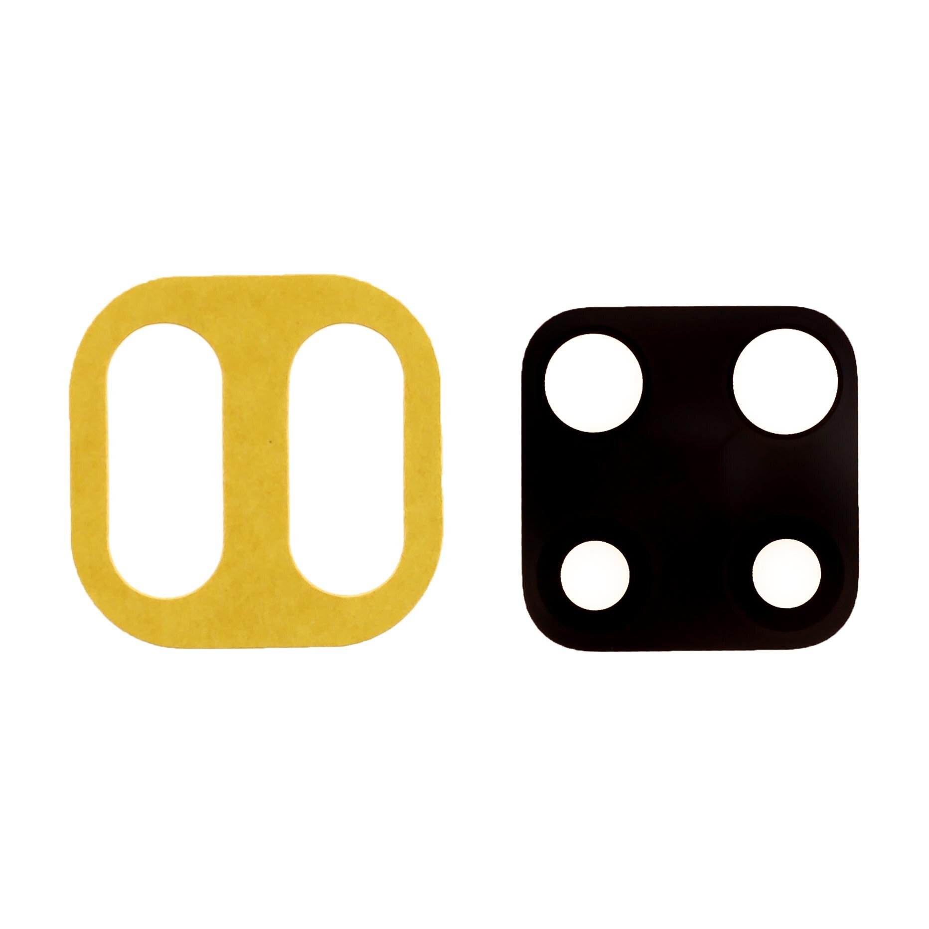 Стекло камеры для Xiaomi Redmi Note 9 Pro черный