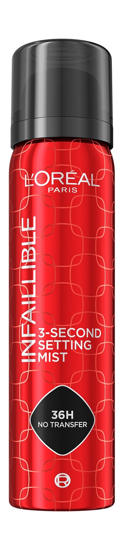 L'OREAL PARIS Спрей для фиксации макияжа Infaillible, 75 мл