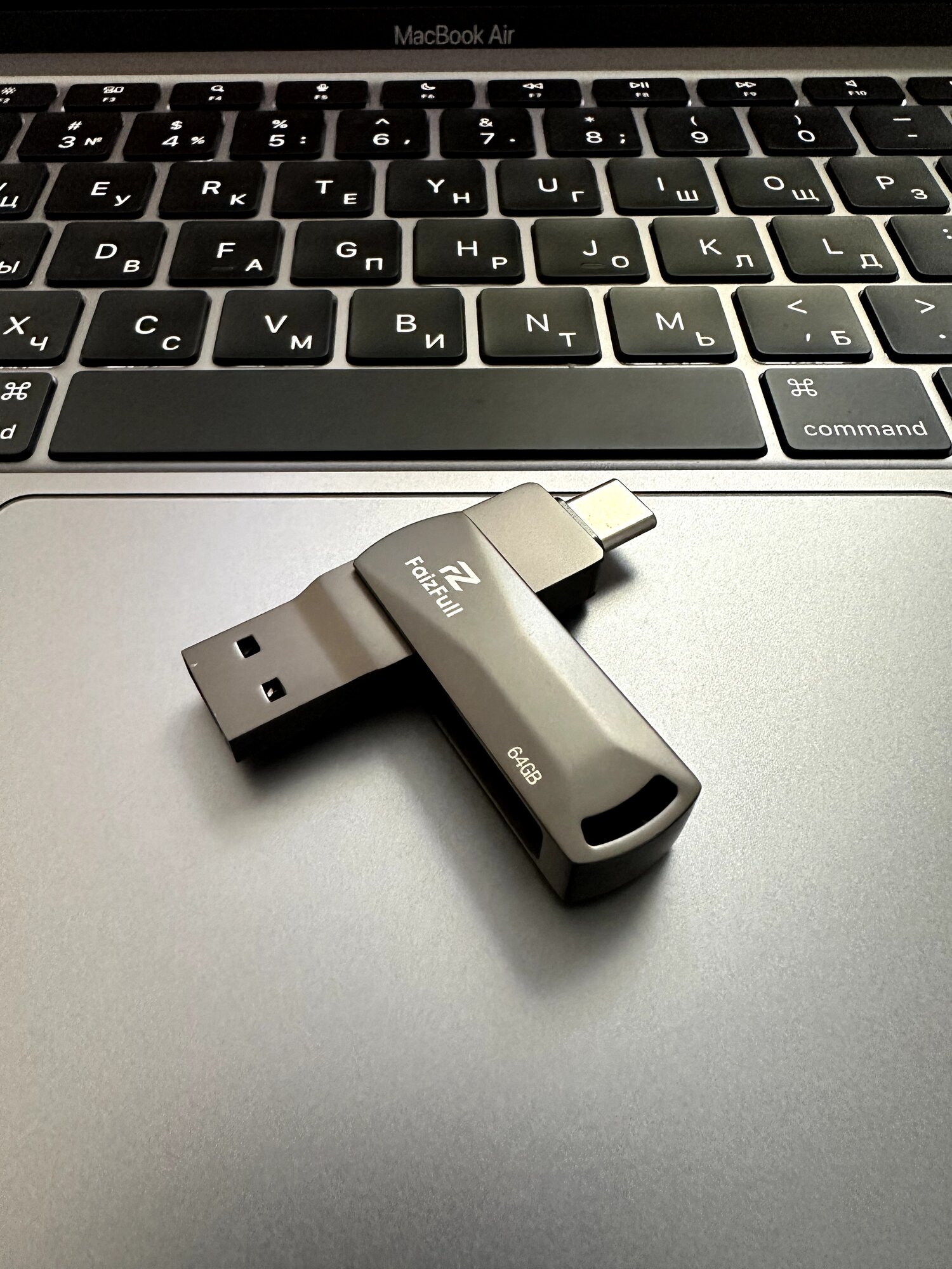 Водонепроницаемая, ударопрочная, металлическая флешка Type-C-USB 3.2 для IOS/Android/PC / 128GB