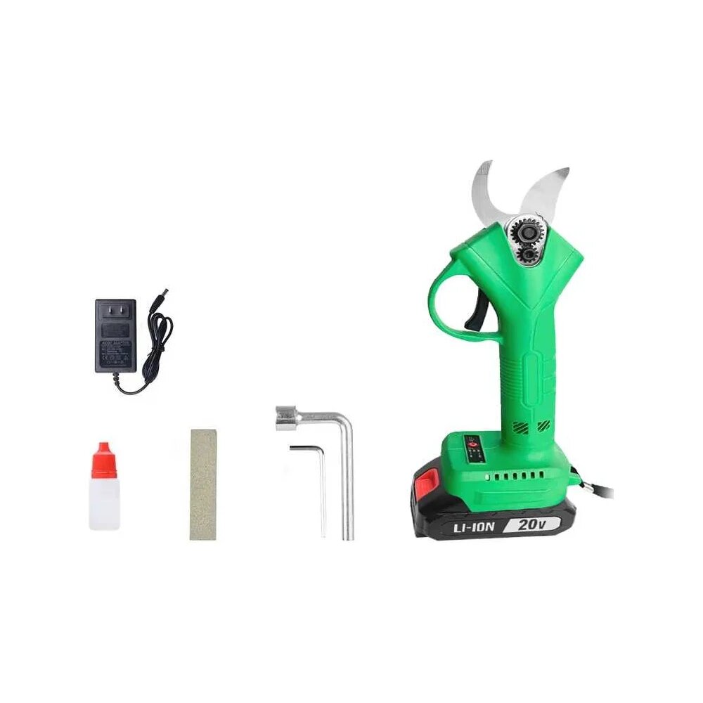 Аккумуляторный бесщеточный секатор Zitrek GreenNer 20 (20В, 2,0Ач Li-ion аккум. 1шт, зу) 082-1857 прочной конструкции