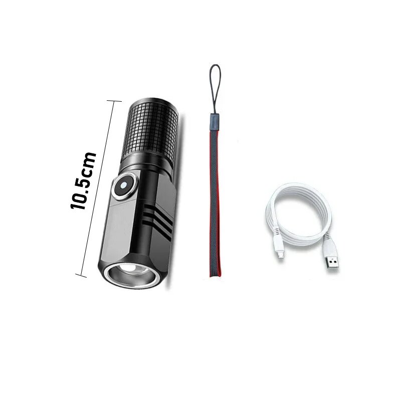 Фонарик FANZHI XHP50 10000 люмен USB заряжаемый shot-1200mah