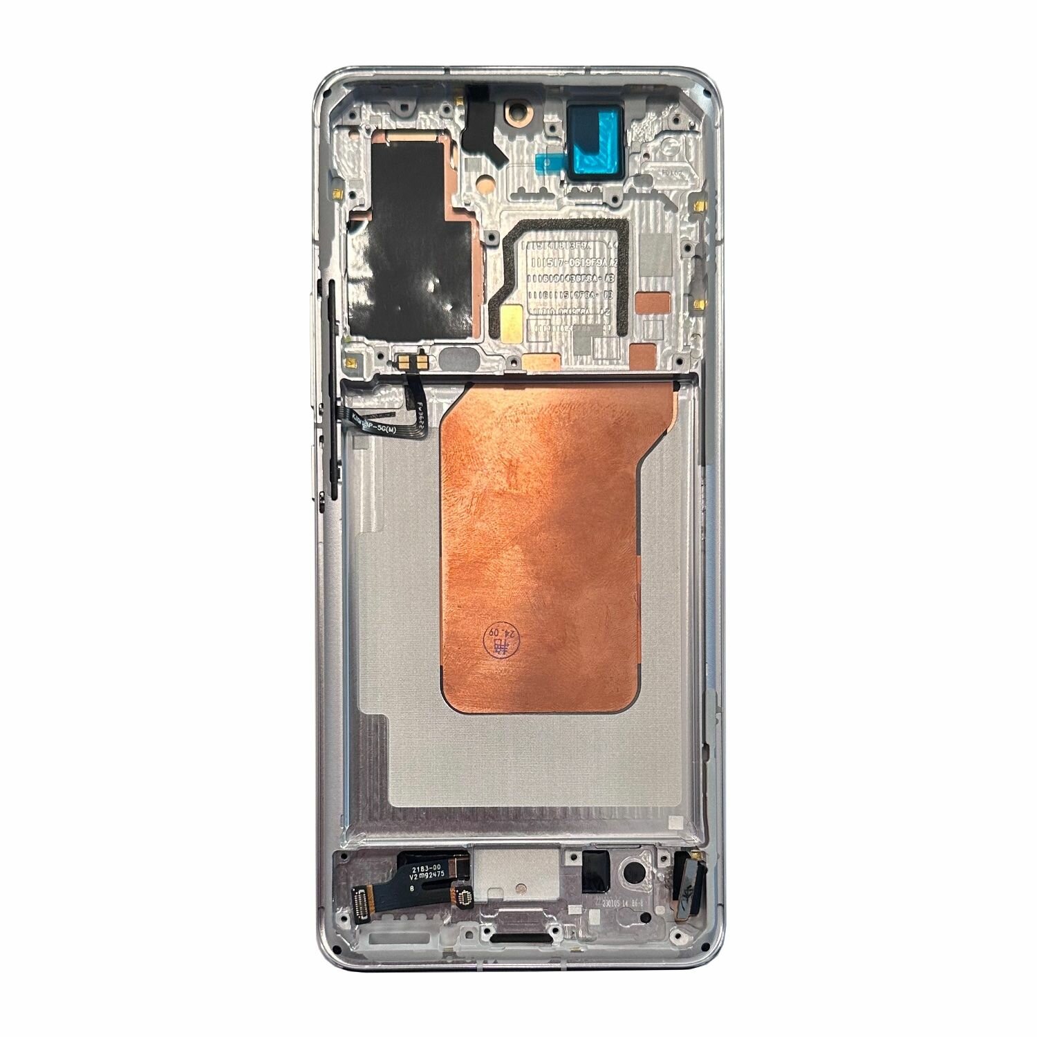 Дисплей в сборе с рамкой для Xiaomi 13 Pro серебристый — запасная часть для ремонта смартфона
