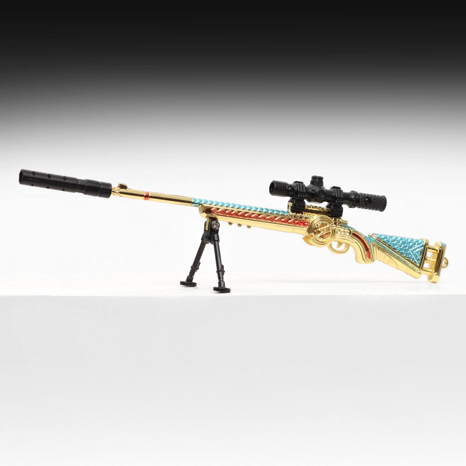 Макет оружия «Сувенирная снайперская винтовка. Gold Dragon», 26 см