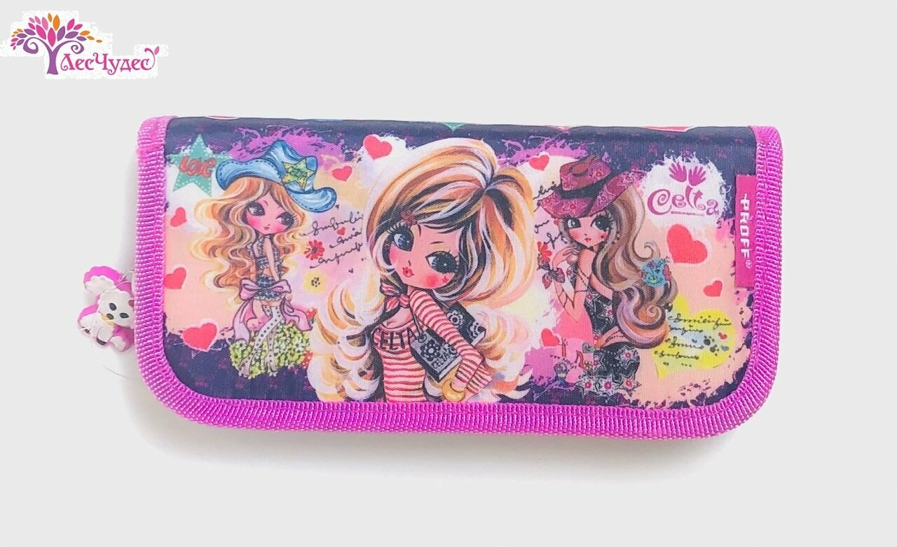 Школьный пенал для канцелярии, Celta, с наполнением