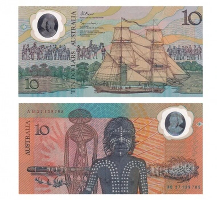 10 долларов 1988 Австралия, сувенирная копия, банкноты и купюры редкие коллекционные