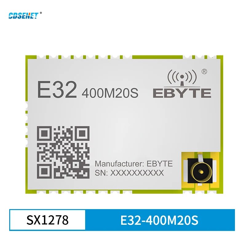 CDSENET SX1278 433 МГц 470 МГц Lora беспроводной модуль SPI дальнее расстояние 5 км низкая мощность 20 дБм стандартная антенна штамп отверстие/IPEX