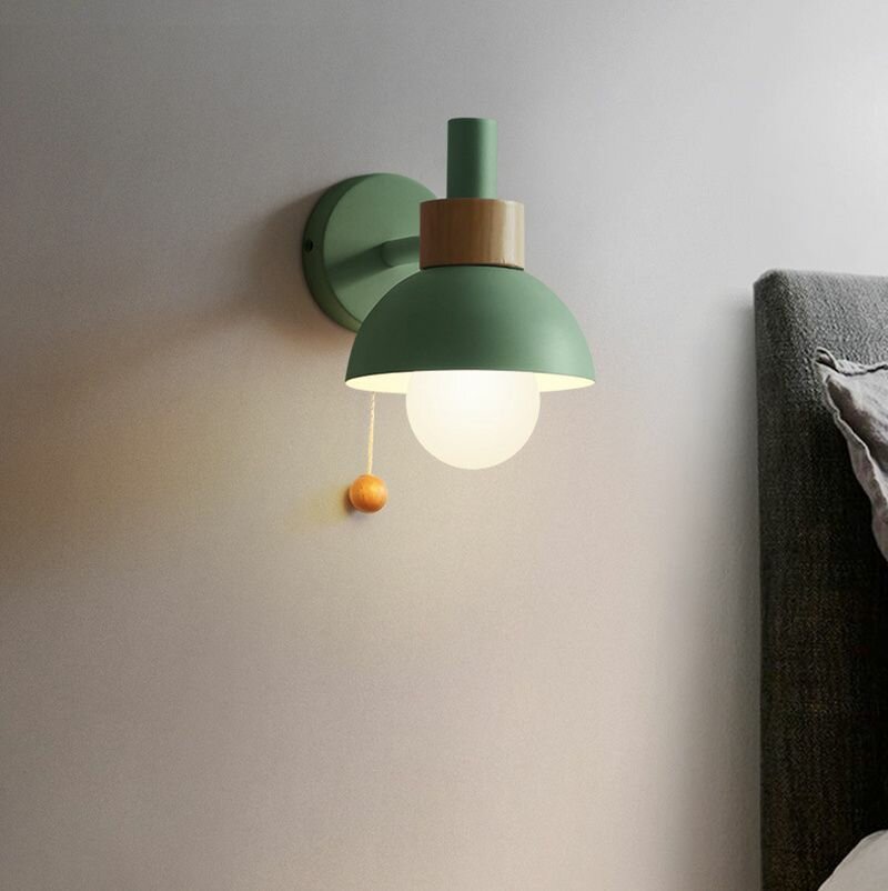 Современный креативный настенный светильник с выключателем для детской спальни и гостиной, бра в детской