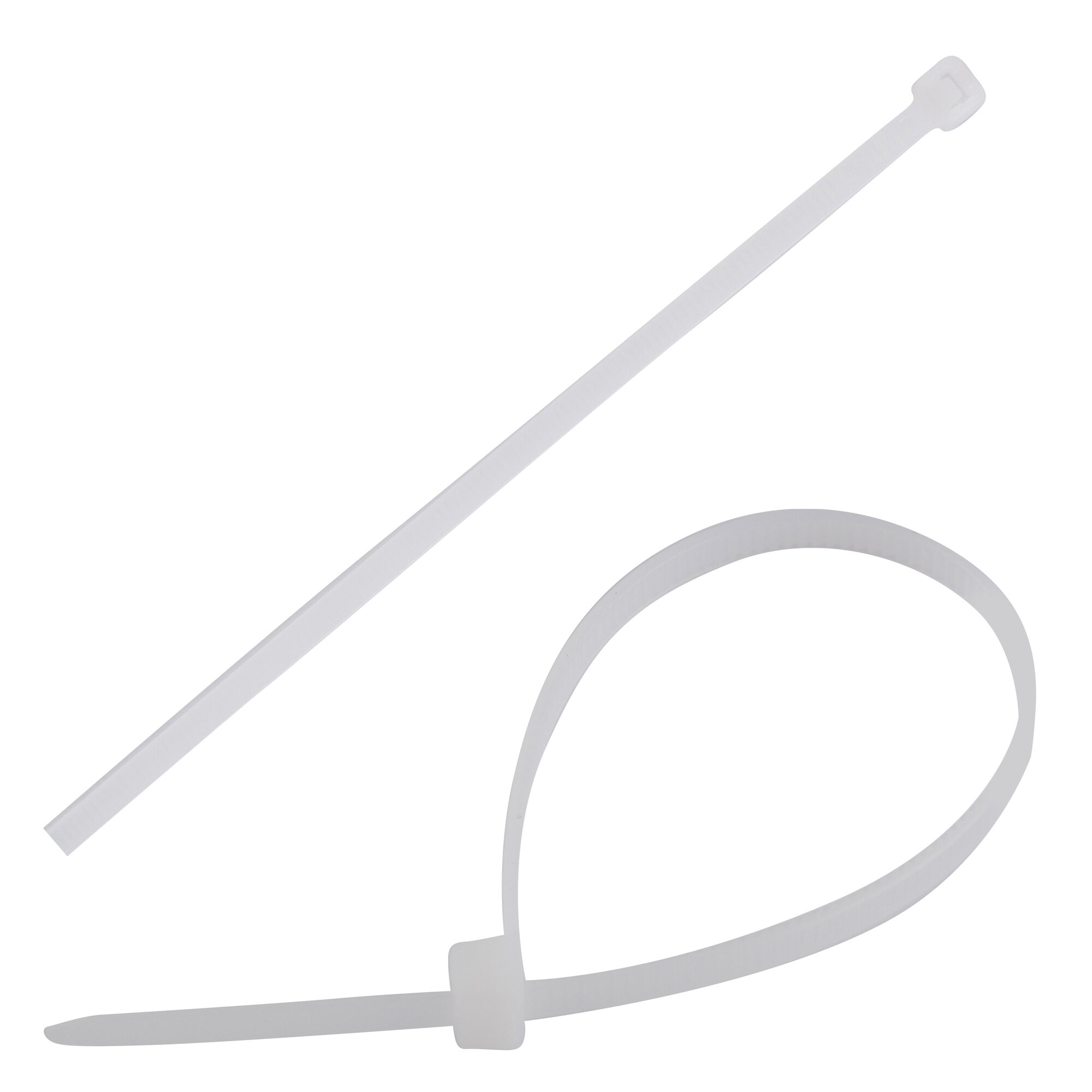 Стяжки нейлоновые кабельные Park, 200 х 2.5 мм, 100 шт, белые