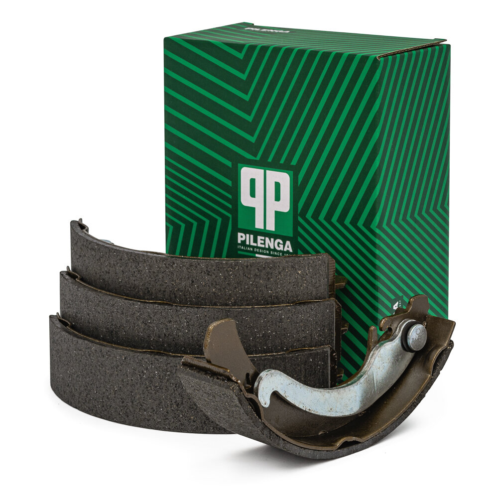 Колодка тормозная ВАЗ-2108-15,1118 задняя (Pilenga) со скобами BS-P 1002 L (4 шт)