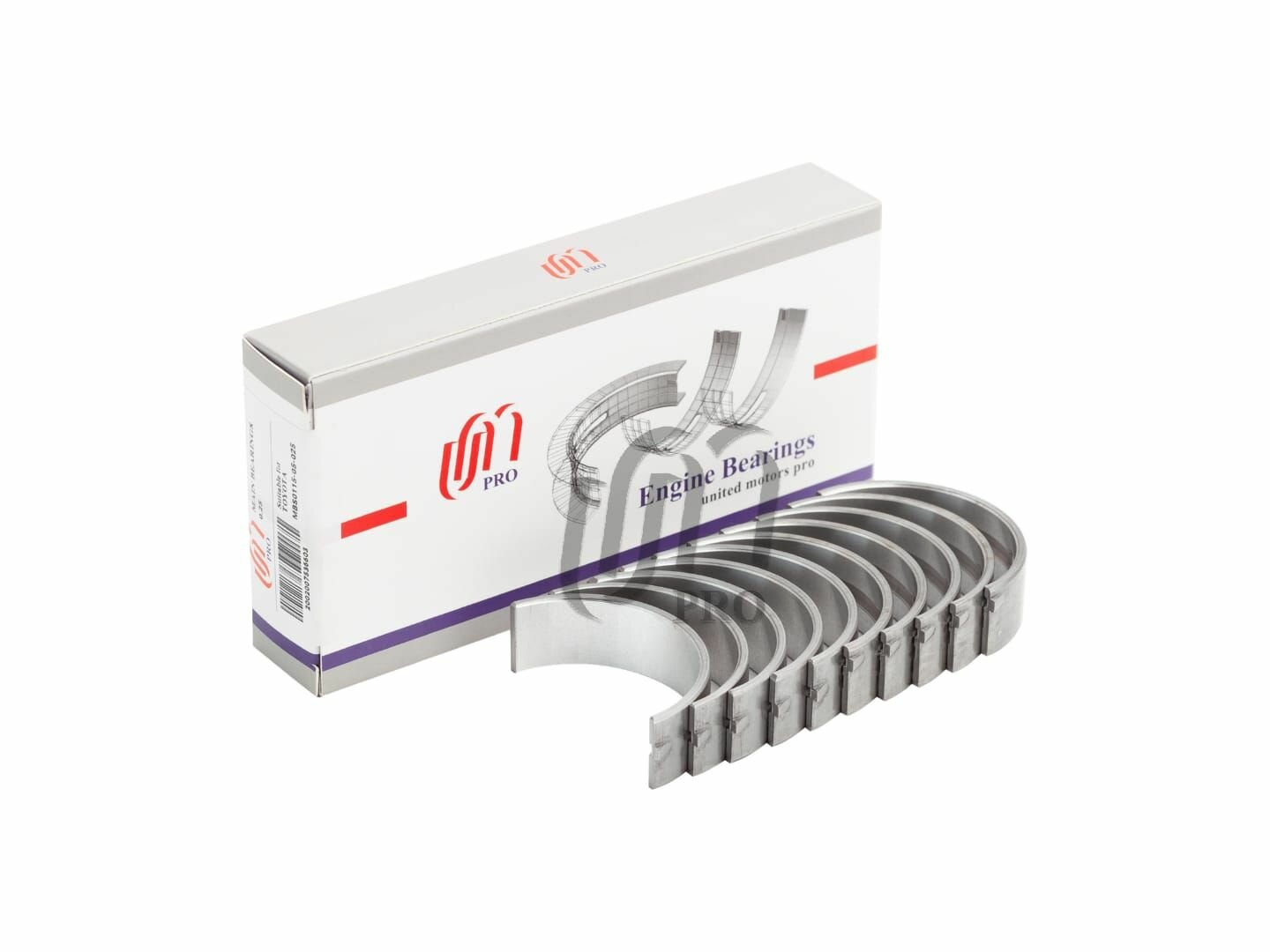 Вкладыши коренные 0.25 Toyota 1E/2E/4E (11701-10010) UM