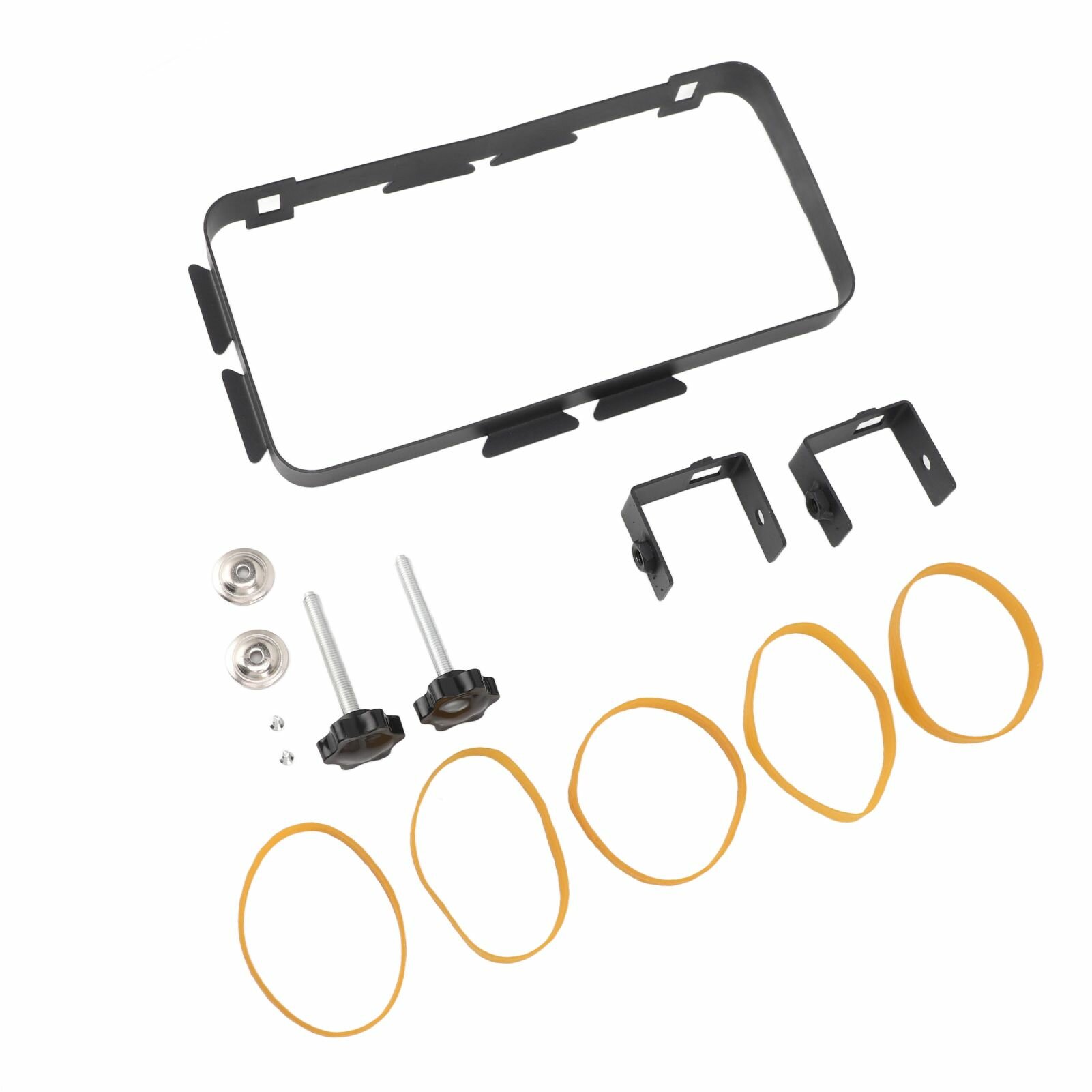 Держатель для мешков для мусора с регулируемым зажимом, подвесная подставка из углеродистой стали, портативный крючок для мусора с большой нагрузкой для лагеря, шкафа